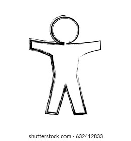 Human Symbol Pictogram Stock Vector (Royalty Free) 632412833 | Shutterstock