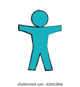 Human Symbol Pictogram Stock Vector (Royalty Free) 632412806 | Shutterstock