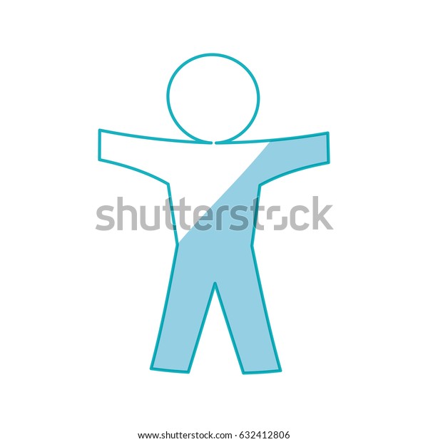 Human Symbol Pictogram Stock Vector (Royalty Free) 632412806 | Shutterstock