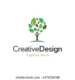 Social Tree Logo Symbol Design Illustration Stock Vector (Royalty Free ...