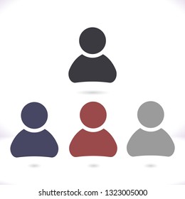 Human Vector Icon Stock Vector (Royalty Free) 1323005000 | Shutterstock