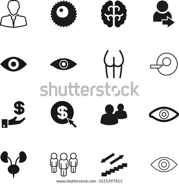 Human Vector Icon Set Such Store Stock Vector (Royalty Free) 1615397815 ...