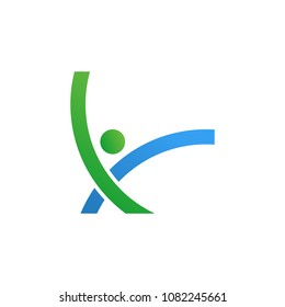 Human Vector Logo Icon Illustration Stock Vector (Royalty Free ...