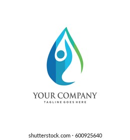 Human Water Logo Stock Vector (Royalty Free) 600925640 | Shutterstock