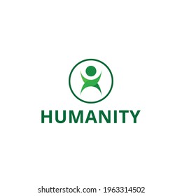 Humanity Care Organization Logo Design Stock Vector (Royalty Free ...