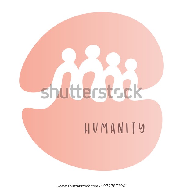 Humanity Sign Vector Inclusion Diversity Infographic Stock Vector ...