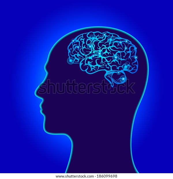 Humans Brain Power Symbols Vector Illustration Stock Vector (Royalty ...
