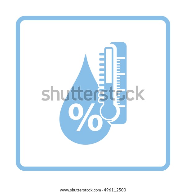 Humidity Icon Blue Frame Design Vector Stock Vector (Royalty Free ... Humidity Icon Blue Frame Design Vector Stock Vector (Royalty Free ...