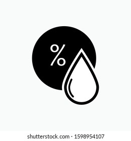 Humidity Icon Climate Weather Element Illustration Stock Vector ...