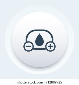Humidity Water Control Vector Sign Stock Vector (Royalty Free ...