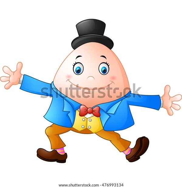 Humpty Dumpty Cartoon Stock Vector (Royalty Free) 476993134 | Shutterstock