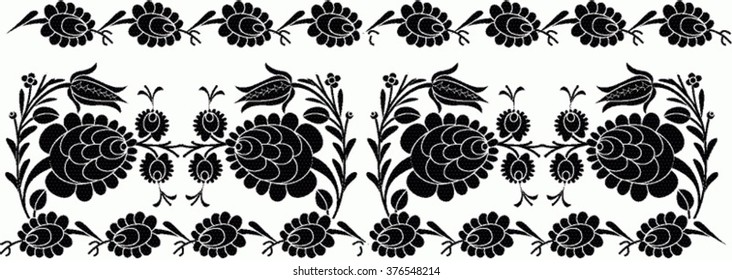 Hungarian Folk Art Stock Vector (Royalty Free) 376548214 | Shutterstock