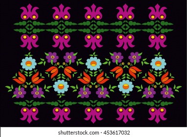 Hungarian Folk Art Stock Vector (Royalty Free) 453617032 | Shutterstock