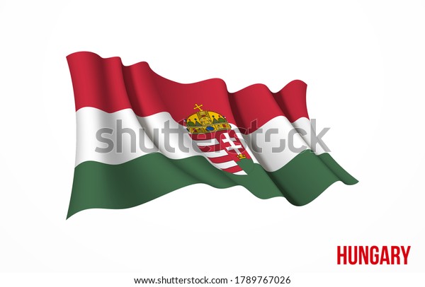 Hungary Flag State Symbol Isolated On Stock Vector (Royalty Free ...