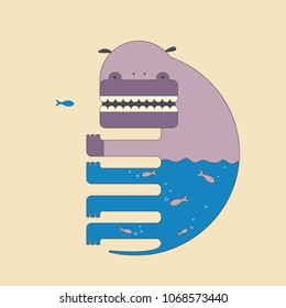 32 Hungry hippo Stock Vectors, Images & Vector Art | Shutterstock