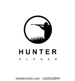 Hunter Logo Design Inspiration Stock Vector (Royalty Free) 1262562844 ...