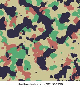 Hunting Seamless Camo Texture Vector Stock Vector (Royalty Free ...