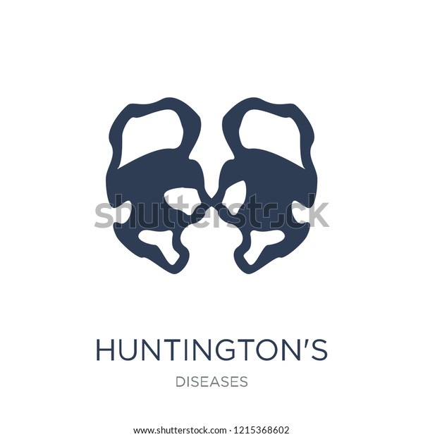Huntingtons Disease Icon Trendy Flat Vector Stock Vector (Royalty Free ...