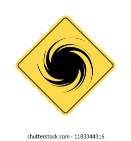 Hurricane Cyclone Icon Hurricane Florence Warning Stock Vector (Royalty ...