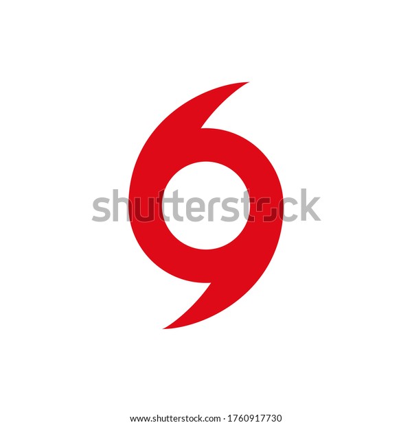 Hurricane Scale Icon Logo Warning Vector: เวกเตอร์สต็อก (ปลอดค่า ...