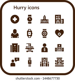 Hurry Icon Set 16 Filled Hurry Stock Vector (Royalty Free) 1448677730 ...