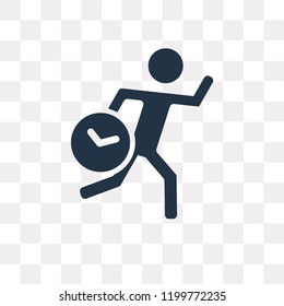 Hurry Vector Icon Isolated On Transparent Stock Vector (Royalty Free ...