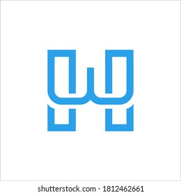 Hw Logo Design Vector Sign Stock Vector (Royalty Free) 1812462661 ...
