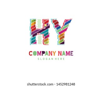 Vector Colorful Layered Font Alphabet Stock Vector (Royalty Free) 705261106