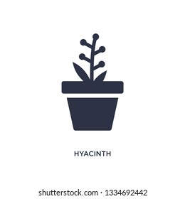 Hyacinth Icon Simple Element Illustration Nature Stock Vector (Royalty ...