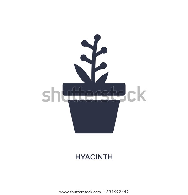 Hyacinth Icon Simple Element Illustration Nature Stock Vector (Royalty ...