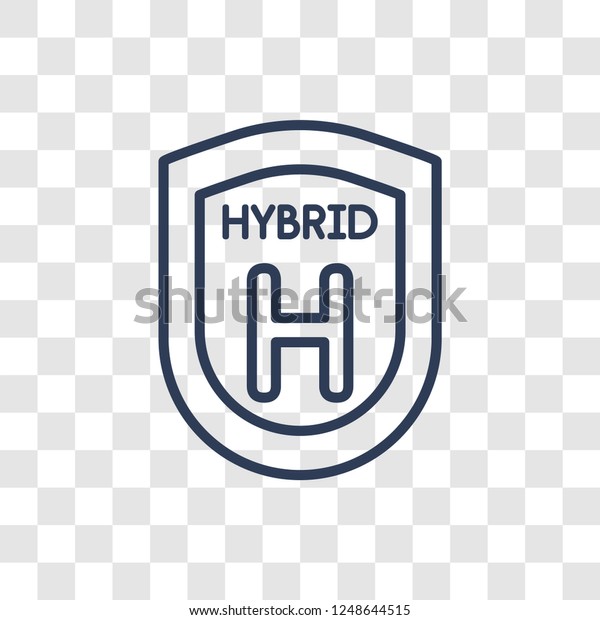 Hybrid App Icon Trendy Linear Hybrid Stock Vector (Royalty Free ...