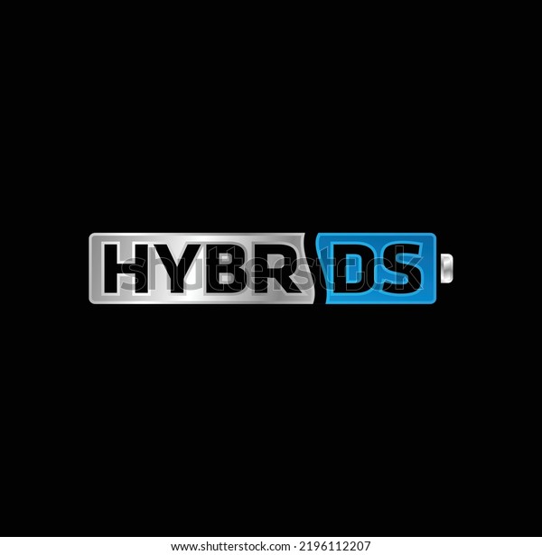 Hybrids Battery Icon Logo Design Vector Stock Vector (Royalty Free ...