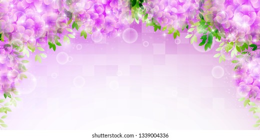 Hydrangea Flower Rainy Season Background Stock Vector (Royalty Free ... Hydrangea Flower Rainy Season Background Stock Vector (Royalty Free ...