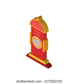 Hydrant Isometric Left Top View 3d Stock Vector (Royalty Free ...