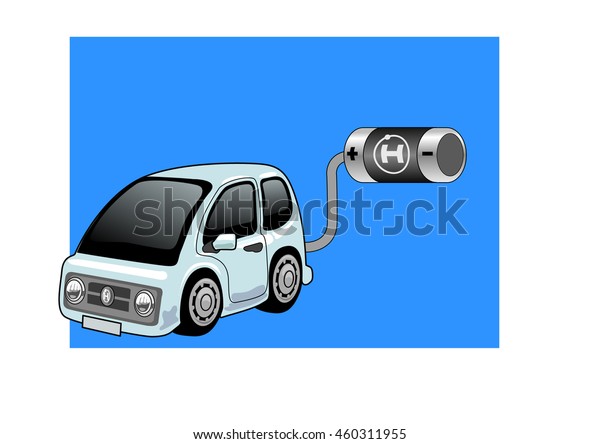 Hydrogen Car Vector Illustration Nice Illustrate Stock Vector (Royalty ...