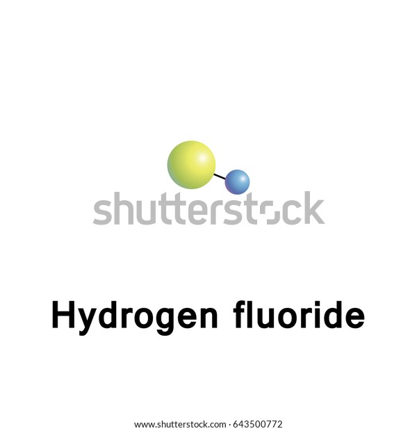 Hydrogen Fluoride Chemical Compound Chemical Formula 스톡 벡터(로열티 프리 ...