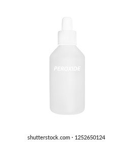 Vektor Stok Hydrogen Peroxide Vector On White Background (Tanpa Royalti ...