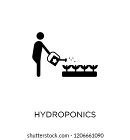 Hydroponics Icon Hydroponics Symbol Design Activity: vector de stock ...