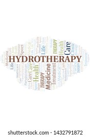 Hydrotherapy Word Cloud Wordcloud Made Text Stock Vector (Royalty Free ...