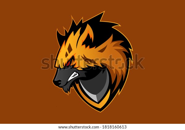 Hyena Mascot Logo Vector Eps Stock Vector (Royalty Free) 1818160613 ...