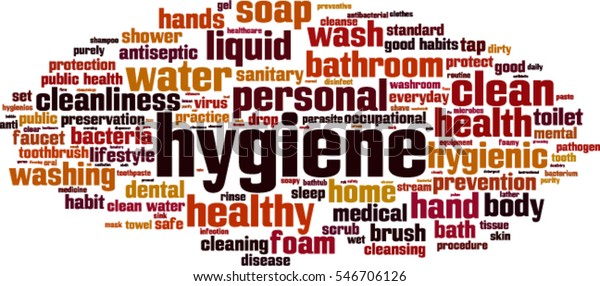 Hygiene Word Cloud Concept Vector Illustration Stock Vector (Royalty ...