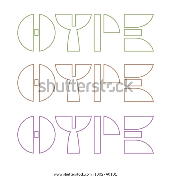 Hype Word Lettering Vector Illustration Isolated: vector de stock ...