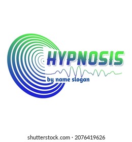 Hypnosis Vector Logo Blue Green Color Stock Vector (Royalty Free ...