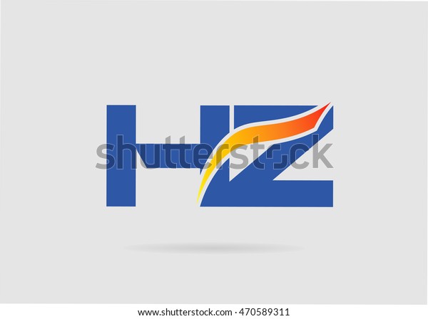 Hz Logo Vector Graphic Branding Letter 스톡 벡터(로열티 프리) 470589311 ...