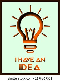 Have Idea Vector Art Lightbulb: vector de stock (libre de regalías ...