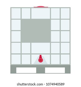 Ibc Container Icon Vector Illustration Isolated: vector de stock (libre ...