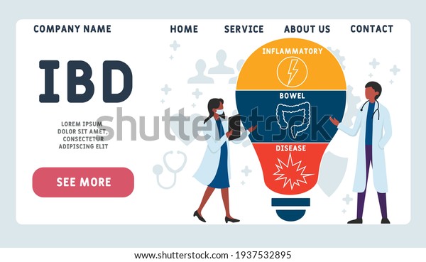 Ibd Inflammatory Bowel Disease Acronym Medical Stock Vector (Royalty ...