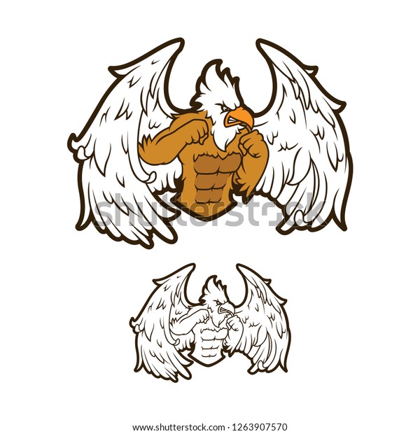 Icarus Mascot Logo Stock Vector (Royalty Free) 1263907570 | Shutterstock