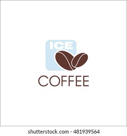Ice Coffee Logo Stock Vector (Royalty Free) 481939564 | Shutterstock