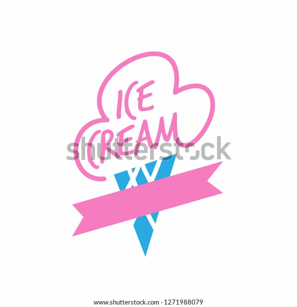 Ice Cram Logo Icon Designs Vector Stock Vector (Royalty Free ...